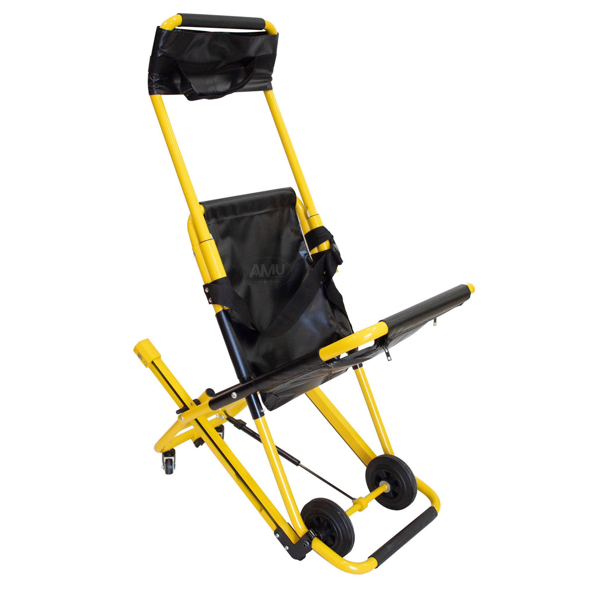 Evacuation Chair emergancy chair, stair chair with weels, yellow and b – ABRONN MEDICAL