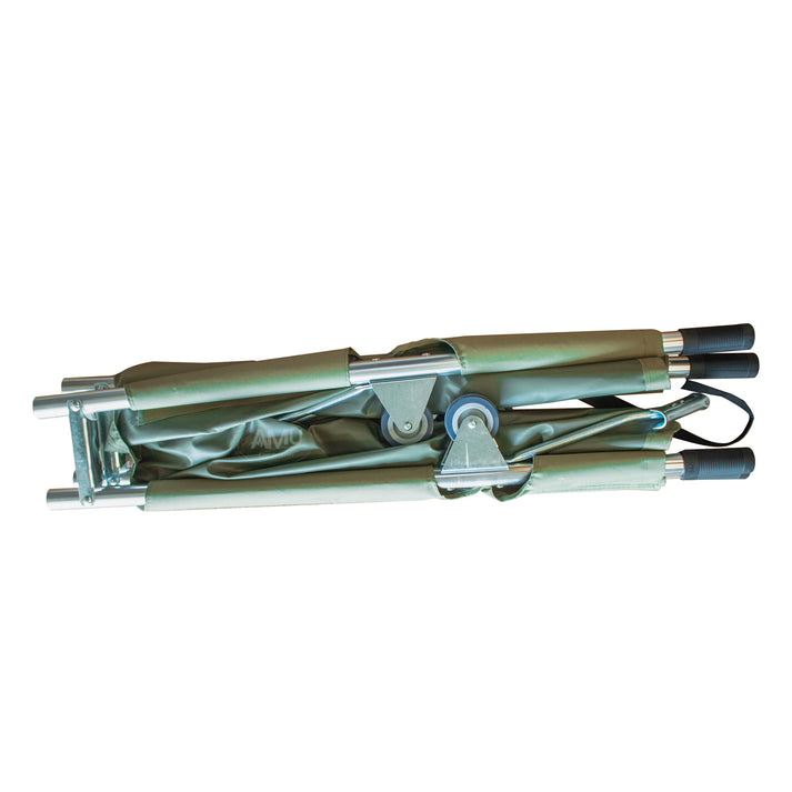 Foldable Stretcher with Wheels,and carry case Green. – Abronn Medical ...